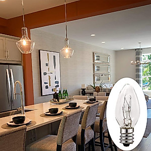 12 Pack, 15 Watt Light Bulbs for Himalayan Salt Lamps & Baskets, Chandeliers, Scentsy & Wax Warmers, E12 Base