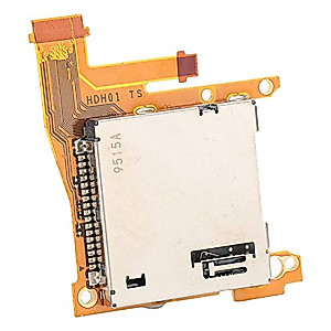 CHENQIAN Game Card Slot for Switch Lite Game Console with Mainboard Replacement Repair Parts Yellow