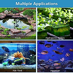 Mudder 4 Pieces Round Air Stone Disc Hydroponics Pump Bubble Diffuser Release Tool for Aquarium with 12 Pieces Suction Cups Fish Tank Aerator Air Stone Kit