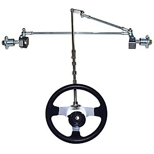 CHUNILLE Front Axle Kit Front Steering Assy Tie Rod Wheels Go Kart Drift Ball Joint For 168cc ATV Quad Go Kart Cart