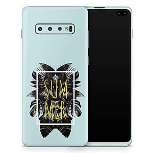DesignSkinz Mint Summer Time Protective Vinyl Decal Wrap Skin Cover Compatible with The Samsung Galaxy S20 (Screen Trim & Back Glass Skin)