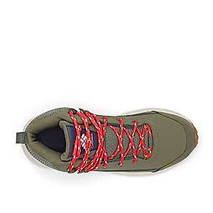Columbia Women's Trailstorm Peak Mid Hiking Shoe, Stone Green/Nocturnal, 9.5