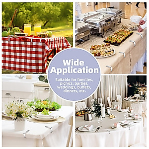 24Pcs Outdoor Picnic Table Clips - High Quality Stainless Steel Tablecloth Clips for Outdoor Tables Picnic Camping,Table Tablecloth Fixing Clips