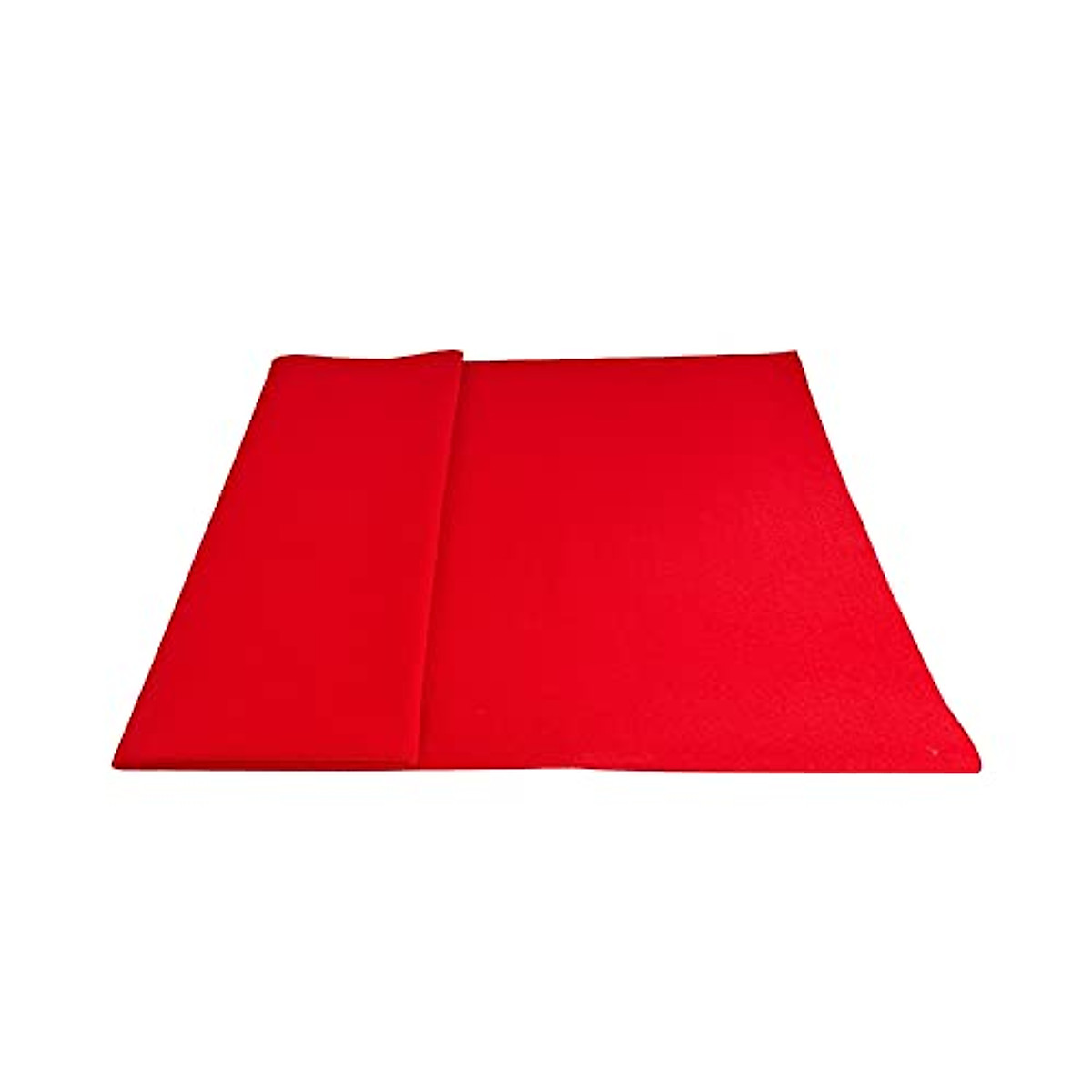 Jtnohx Color Felt, 1 Square Yard Felt Fabric, 1.4mm Thickness Flexible Craft Felt, Felt by Yard for Art & Craft Project (Red)