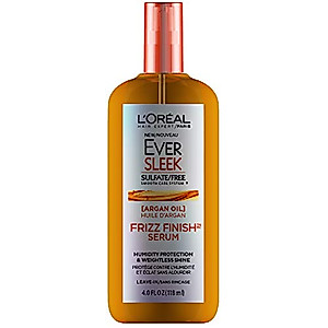 L'Oreal Paris EverSleek Sulfate Free Frizz Finish Oil-In-Serum, 4 Fl; Oz