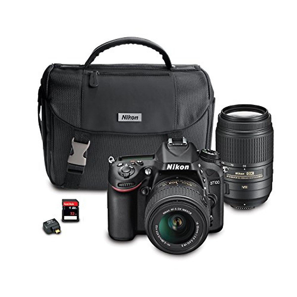 Nikon D7100 DX-Format Digital SLR Camera Bundle with 18-55mm and 55-300mm VR NIKKOR Zoom Lenses