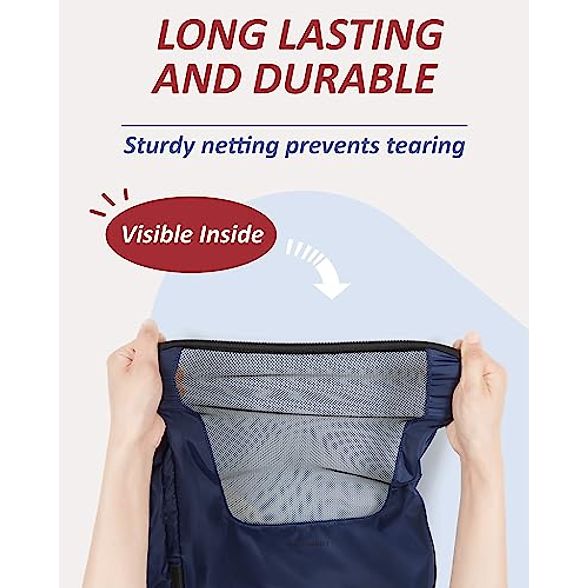 Packing Cubes for Suitcases, BAGSMART 6 Carry On Suitcase Organizer Bags Set Travel Packing Cubes for Women, Lightweight Luggage Organizer Bags with Shoe Bag & Luandry Bag,Navy Blue