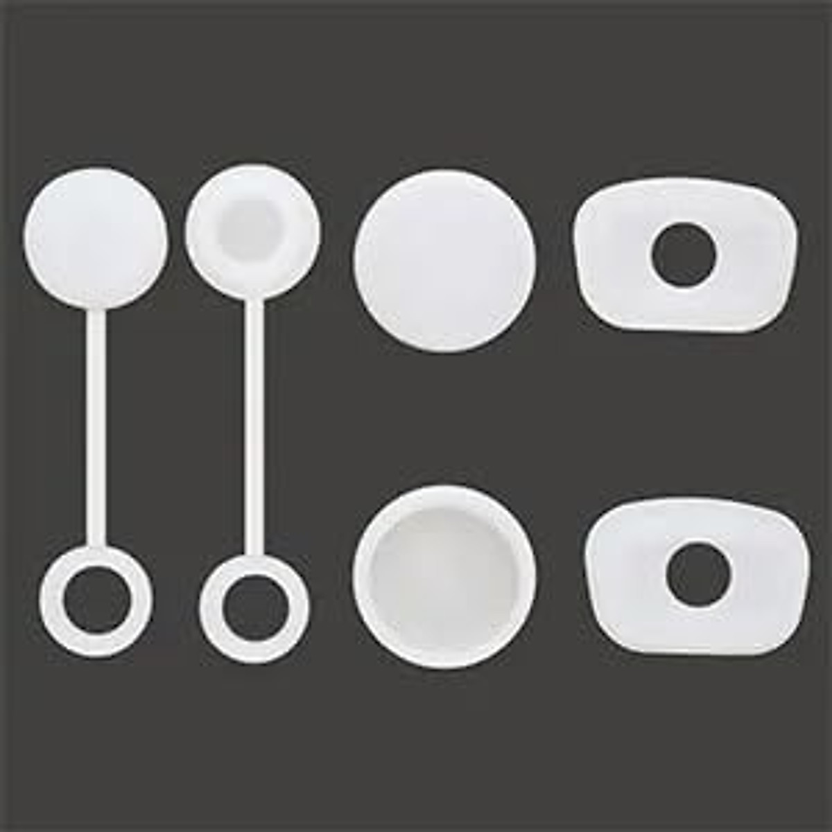 6PC Silicone Spill Proof Straw Stopper For Stanley H2.0 30oz/40oz, Accessories for Stanley Cup: with 2 Straw Cover Caps, 2 Square Spill Stoppers & 2 Round Leak Proof Stoppers