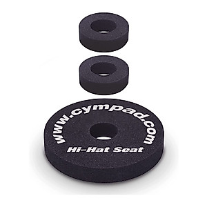 Cympad Optimizer Foam Cymbal Washer Set, Hi-Hat-Clutch & Seat