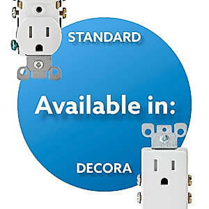 Outlet Mounted Speaker Mount Compatible with Sonos One, Sonos One SL, Sonos Play: 1 (Decora, Black)