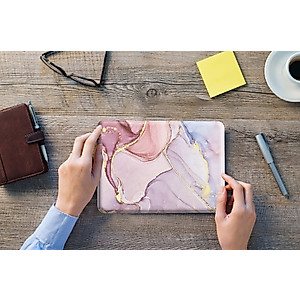 Case for Samsung Galaxy Tab A8 10.5 Inch 2022 Samsung Tab A8 Cover Pink Marble Galaxy A8 Tablet 10.5'' Case Heavy Duty Shockproof Protective Hard Shell Cover