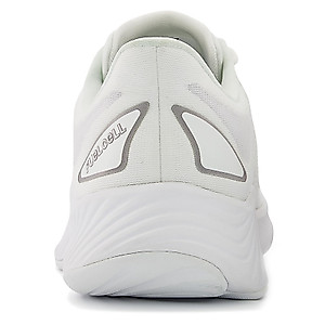 New Balance Men's FuelCell Prism V2 Running Shoe, White/Dark Silver Metallic/Black Metallic, 11 Wide