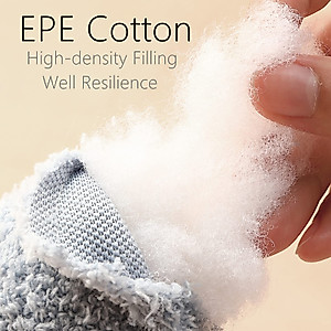 Les Arbres Fair Little Pillow for Cats, Ultra Soft Fluffy Pet Calming Toy Half Donut Cuddler for Joint Relief Sleeping Improve Machine Washable