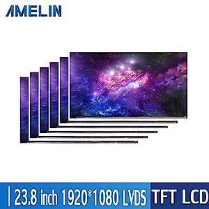 SANZAMELIN 23.8" inch 1920 X1080 TFT LCD Module Screen with LVDS Interface Display and IPS Viewing Angle Panel