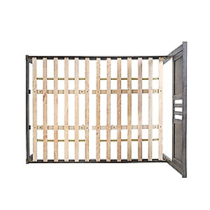 Christopher Knight Home Valentina Acacia Wood Queen Bed Platform, Gray