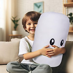 GHNEIFER Kids Toys Marshmellow Pillow for Kids and Teens Kids Room Decor Super Soft Hugging (size15.8 X11.8 X11.8 inchs)