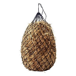 Bloomoak Slow Feed Hay Net for Horses, 40" Hay Bag with 2 inch Hole for Horse and Goat, Heavy Duty PE,Easy Fill with Rings…