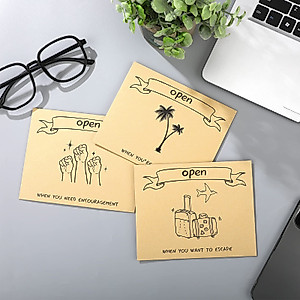 Geosar 20 Pieces Open When Letters Envelopes, University College Gift, Leaving Home Gift, Christmas Gift, Graduation Gift, Custom Going Away Gift, College Daughter Son Gift(Cute)