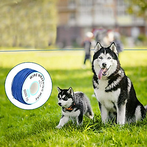 AYNEFY Pet Fence Coil Wire Cables,300m/984ft Dog Fencing System Boundary Electric Wire Dog and Cat Containment Fences Supplies