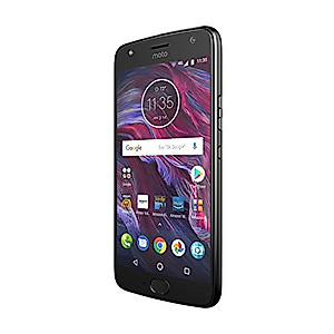 Moto X (4th Generation) - with hands-free Amazon Alexa – 32 GB - Unlocked – Super Black - Prime Exclusive - with Lockscreen Offers & Ads