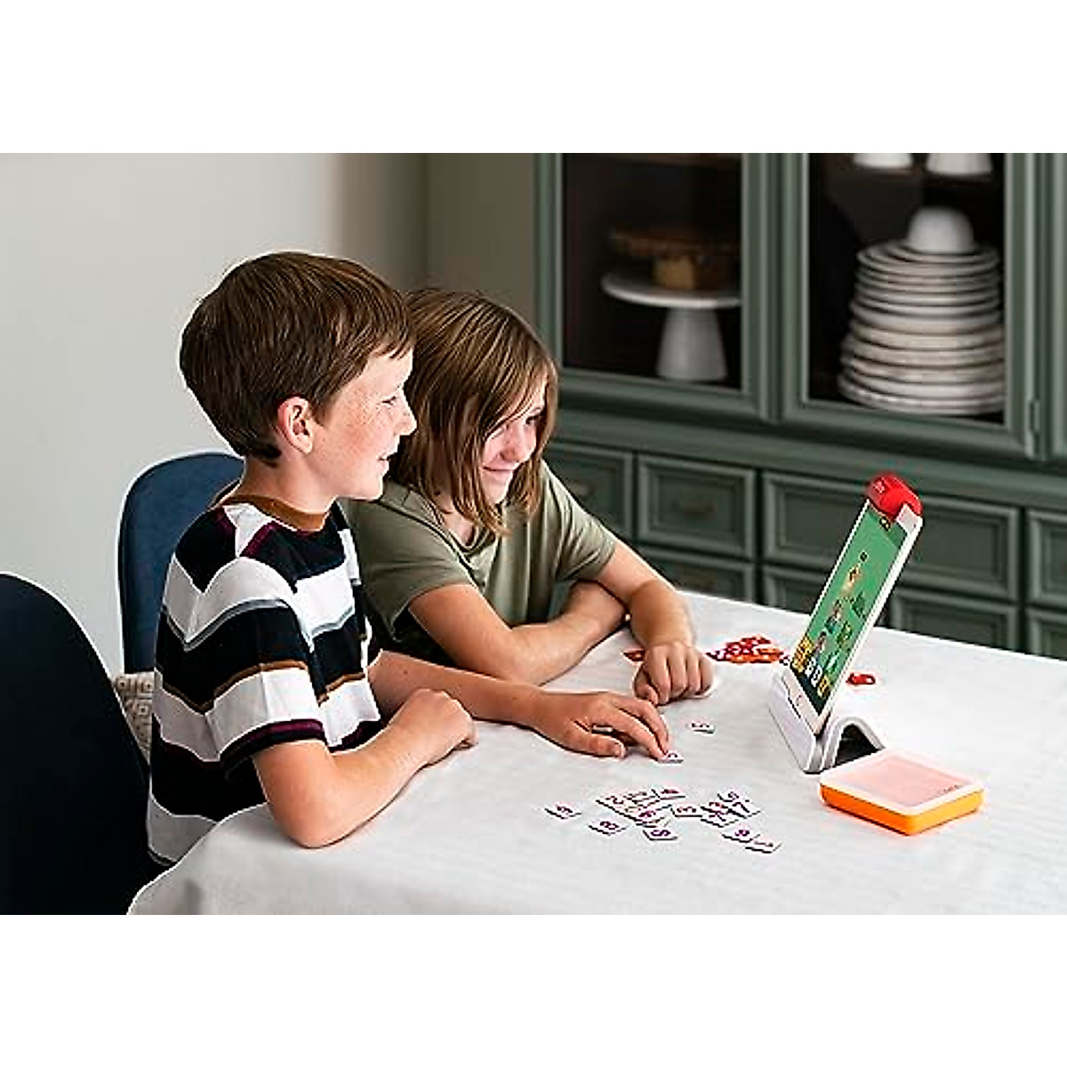Osmo Genius Starter Kit - 7 Educational iPad Games for Spelling & Math, Ages 6-10