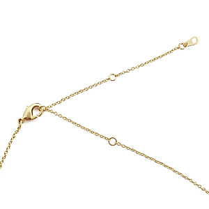 Delicate 18k Gold Plated Thin Chain Adjustable Choker Necklace for Women | Available in Gold, Rose Gold, or Silver (13", 14", 15", 16", 17" Lengths) | Perfect Chain Necklaces for Women (Gold)