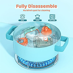 SUPERMAMA Sippy Cups for 1+ Year Old with Spout & Straw(11 Oz), PPSU No Spill Sippy Cups with Weighted Straw, Spill Proof Training Toddler Cups With Handle for Baby 6+ Months