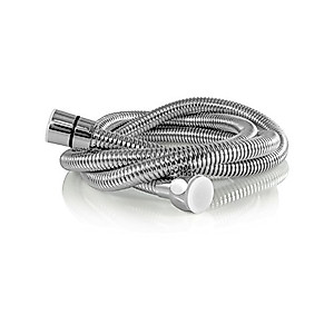 K&J Flexible 304 Stainless Steel Shower Hose - Universal Fit - Fits All Handheld Shower Heads, Sprayers, And Bidet Sprayers (Not Included) - Real 304 Stainless Steel (1, 6 ft)