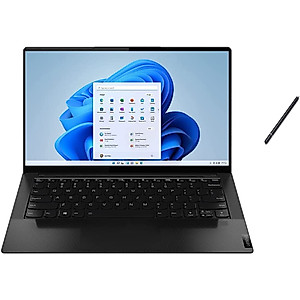 Lenovo IdeaPad Slim 9i 14" 4K UHD Touchscreen Ultra Laptop | Intel EVO Core i7-1195G7 | 16GB RAM | 1TB SSD | Backlit Keyboard | Fingerprint Reader | Black | Windows 11 | with Stylus Pen Bundle