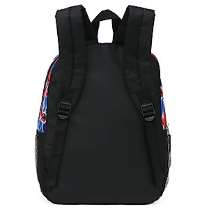 Spiderman Marvel All Over Print Full Size 16" Backpack (All Over Blue)
