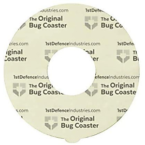 1st Defense Industries 4 inch Round Refill Sticky Pads - Interceptor Trap and Detection Kits - Protects Against Bed Bugs, Ticks, Ants, Cockroaches, Spiders and Scorpions | 12 Pack