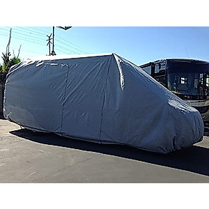 CarsCover Waterproof Class B RV High Top Conversion Van Cover Fit up to 21ft (252 inch) Sprinter, Minibus, Winnebago Era, Roadtrek, Airstream Interstate, Great West, Leisure Travel, Pleasure-Way