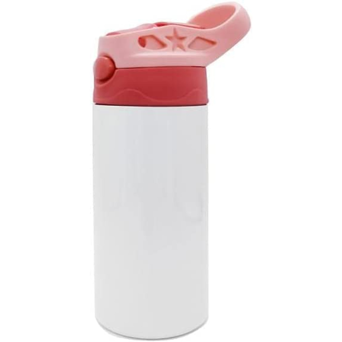 25Pack 12oz Kid sublimation Tumbler Blank Strainght Insulated Cute Sippy Cup Stainless Steel Water Bottle