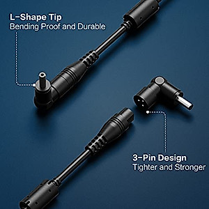 Powseed Universal Laptop Charger 45W Power Adapter for Asus Dell hp Acer Samsung Sony Toshiba Fujitsu Delta NEC Liteon and More Chromebooks Ultrabook Laptop Notebook Computer