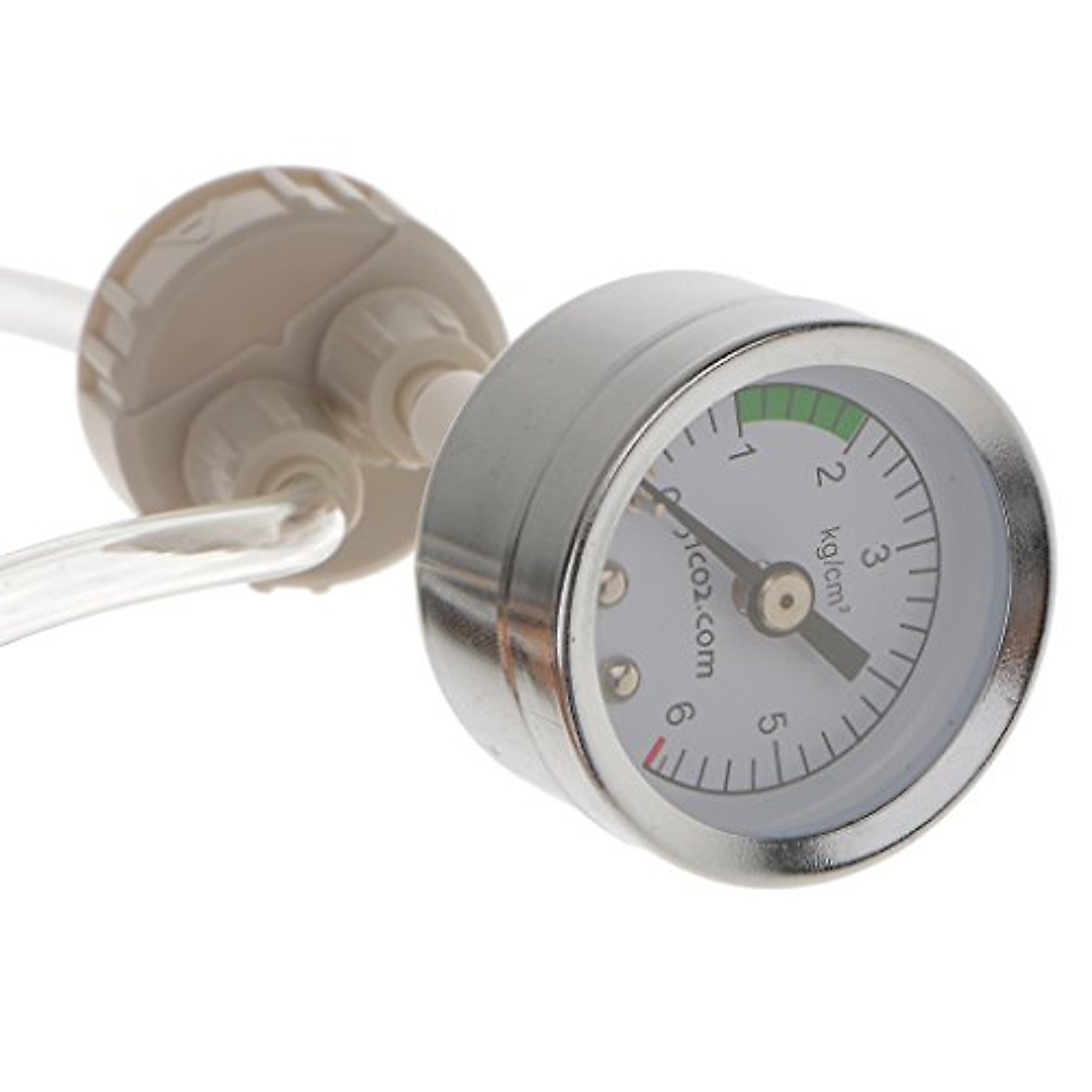 DIY CO2 Generator System Kit with Pressure Gauge Air Flow Adjustment Valve - Pressurized CO2 Kit for Aquarium Plants Tube Valve for Bottle - CO2 Regulator Aquarium for CO2 Diffuser - Grow System