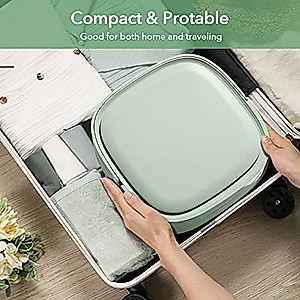 Two Portable Washing Machines - Foldable Mini Small Washer for Washing Baby Clothes, Underwear or Small Items, Suitable for For Apartment, Laundry, Camping, RV, Travel