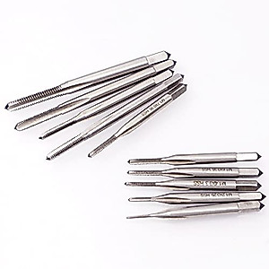Wolfride Micro Tap Drill Bit Set Metric Thread Tap Drill Bits Set M1 M1.2 M1.4 M1.6 M1.7 M1.8 M2 M2.5 M3 M3.5 Mini Tapping Tool Tool