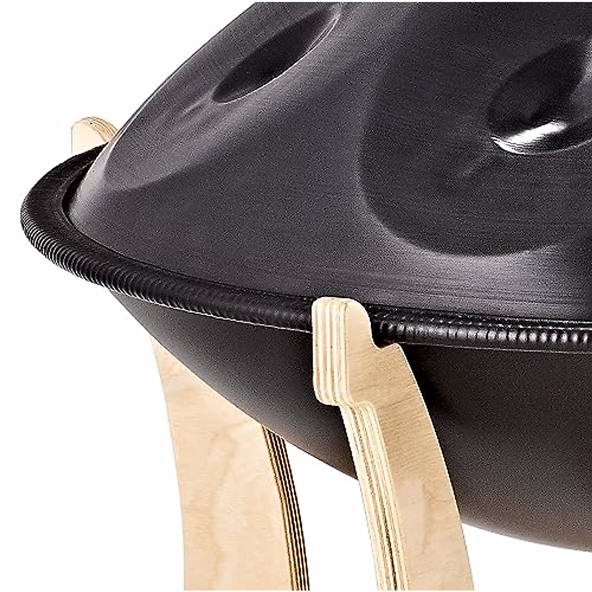 Handpan Stand for Seated Position, Baltic Birch Wood — MADE IN EUROPE — for Meditation, Sound Healing Therapy and Yoga, 2-YEAR WARRANTY