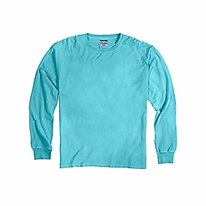 Unisex 5.5 oz., 100% Ringspun Cotton Garment-Dyed Long-Sleeve T-Shirt 2XL MINT