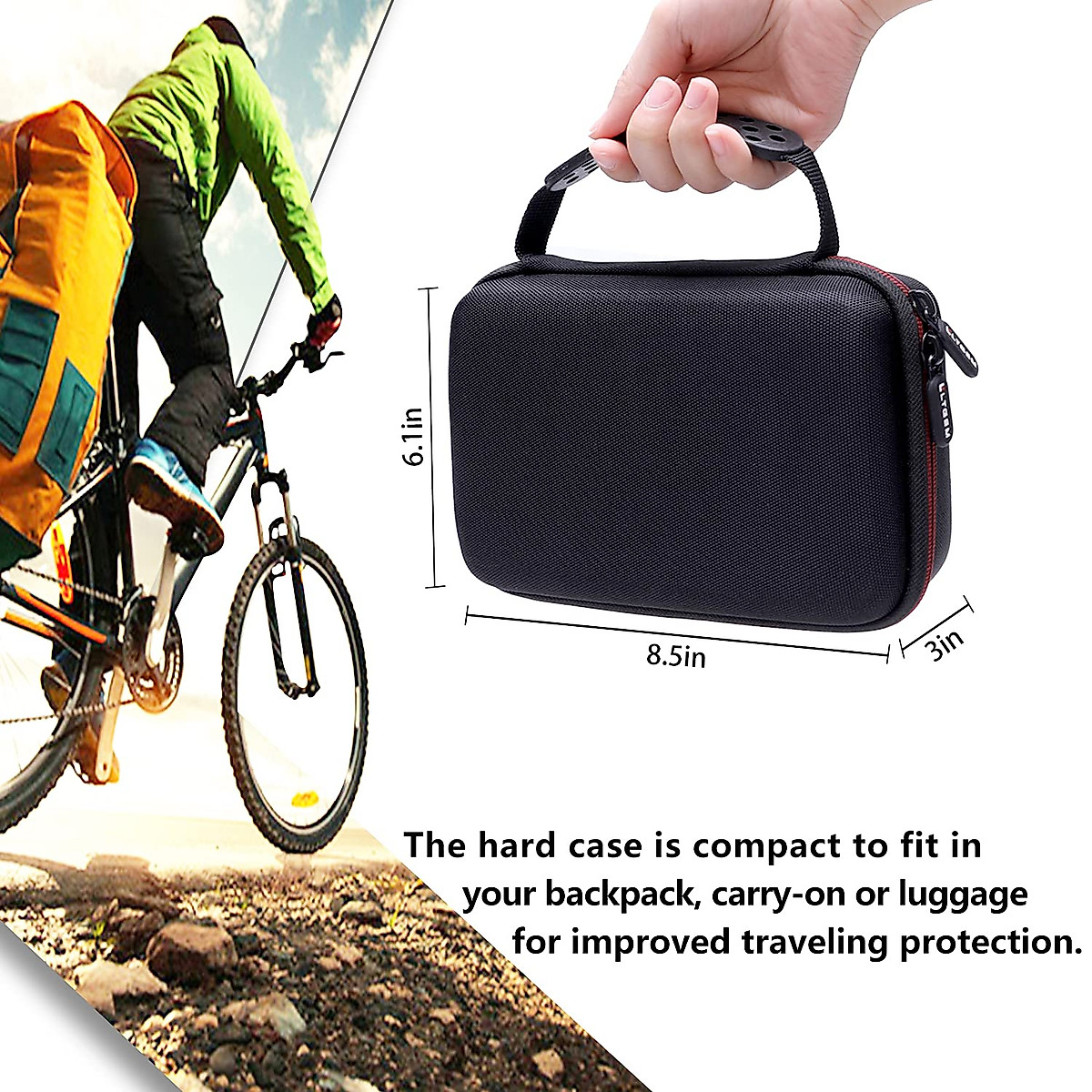 LTGEM Hard Case for Rode Wireless GO II 2 / ME/GO Dual Channel Wireless System with Built-in Microphones