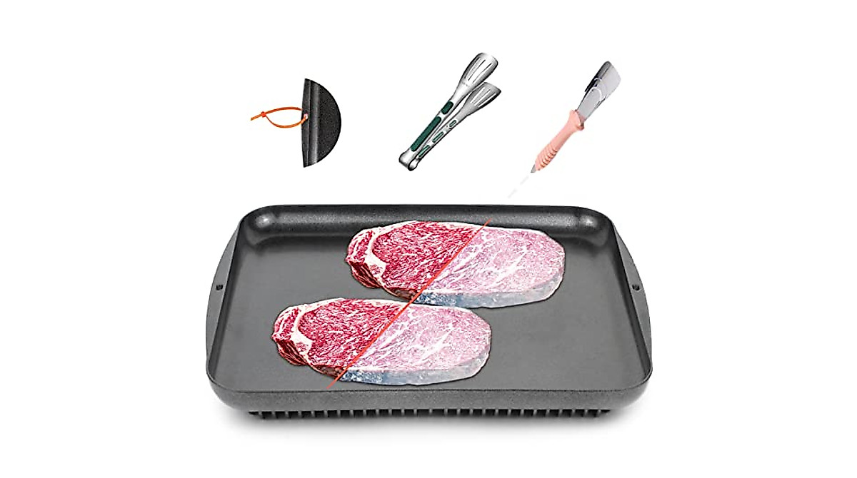 Defrosting Tray for Frozen Meat - Fast Thawing Plate | INPARALLUV