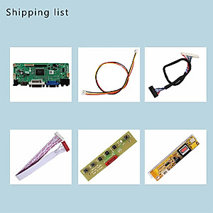 HDMI VGA DVI Audio LCD Controller Board 30 Pin for 14.1" 15.4" 1280x800 LP154WX4 B154EW03 B154EW06 LTN154AT07 LTN141AT02 1CCFL LVDs LCD Screen Panel