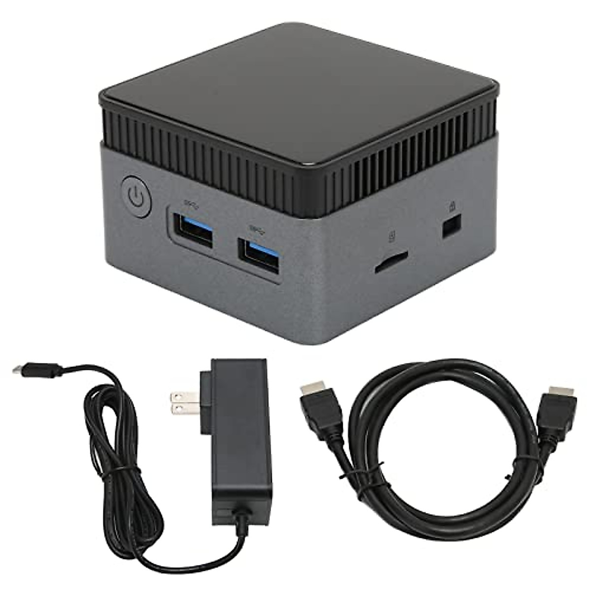 TypeC minicomputer Interface M.2 SSD Nvme 2242 Stable microcomputer for Data Transfer for Travel 8G+256G US Plug