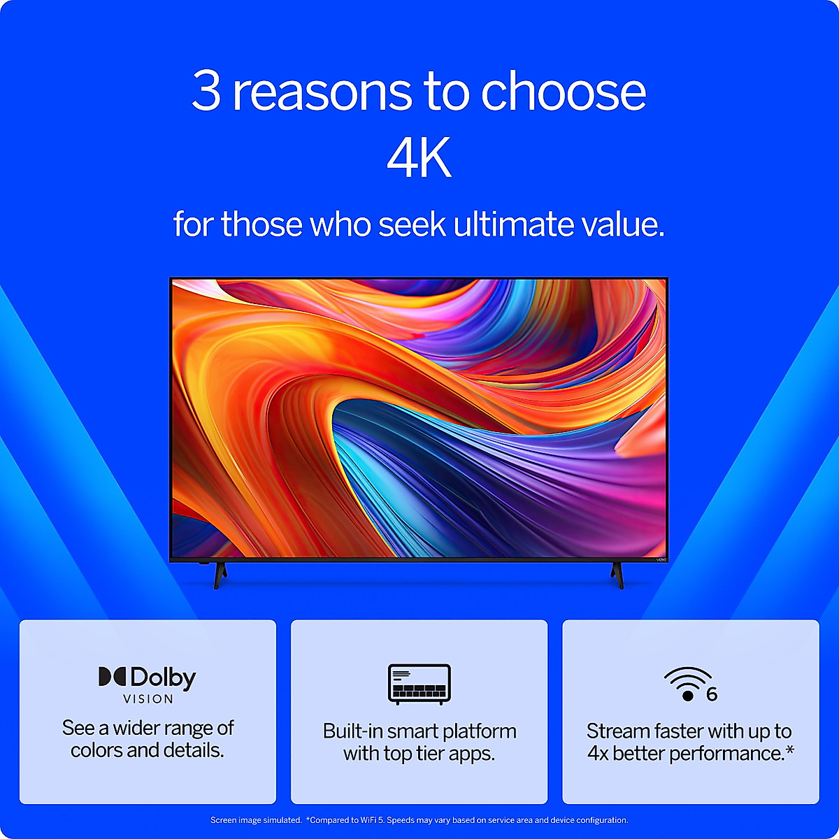 VIZIO V4K65M 65 inch Class 4K UHD HDR Smart TV