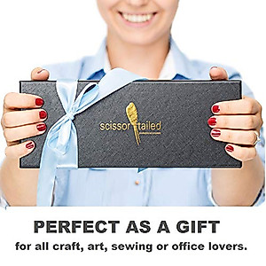 Professional Tailor Scissors 8 Inch for Cutting Fabric Heavy Duty Scissors for Leather Cutting Industrial Sharp Sewing Shears for Home Office Artists Dressmakers