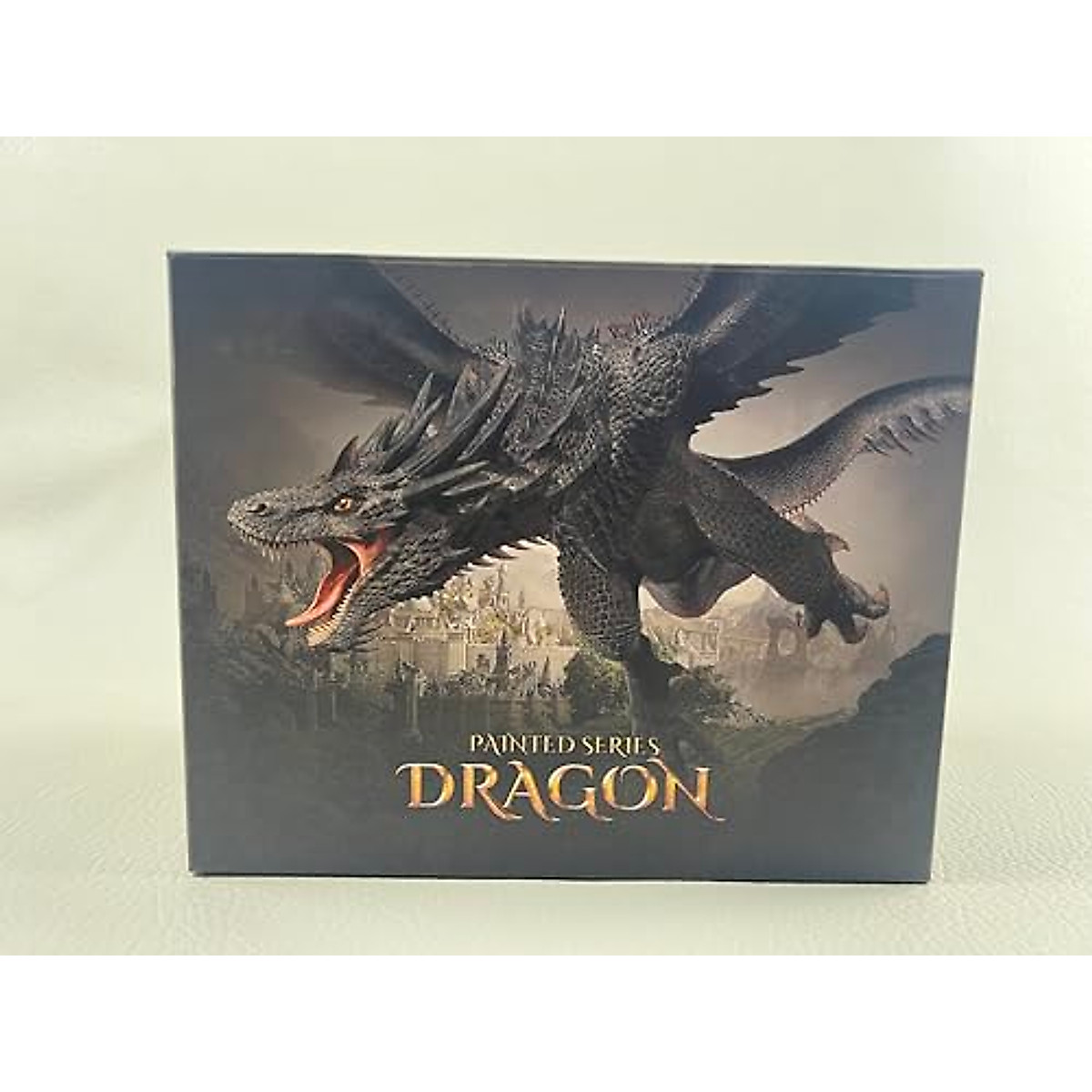 Kids Arts Crafts Set - Dragon Toys Painting Kit with 3 Dragons Figurines and 3D Jigsaw Puzzle Castle, Best Tween Paint Gift to Create Own Powerful Dragon