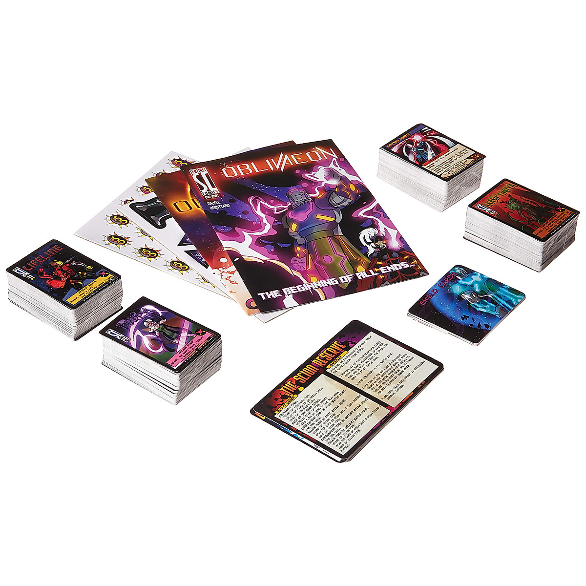 Greater Than Games | Sentinels of The Multiverse: Oblivaeon (Enhanced Edition) | Cooperative Strategy Board Game | 2 to 5 Players | 45 Minutes | Ages 14+