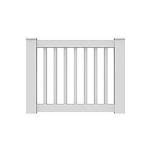 barrette outdoor living 73030535 T-Top Gate Vinyl Rail, White