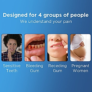 Frekare Extra Soft Toothbrushes for Adults, with 10000 Micro Nano Bristles, for Sensitive Teeth and Gum Recession (Compact Head, 6 Count)