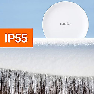 EnGenius Technologies Wi-Fi 5 Outdoor AC867 5Ghz Wireless Access Point/Client Bridge, Long Range, PTP/PTMP, IP55, 26dBm Transmit Power with 19dBi Directional Antennas, GigE Port (EnStation5-AC Kit)